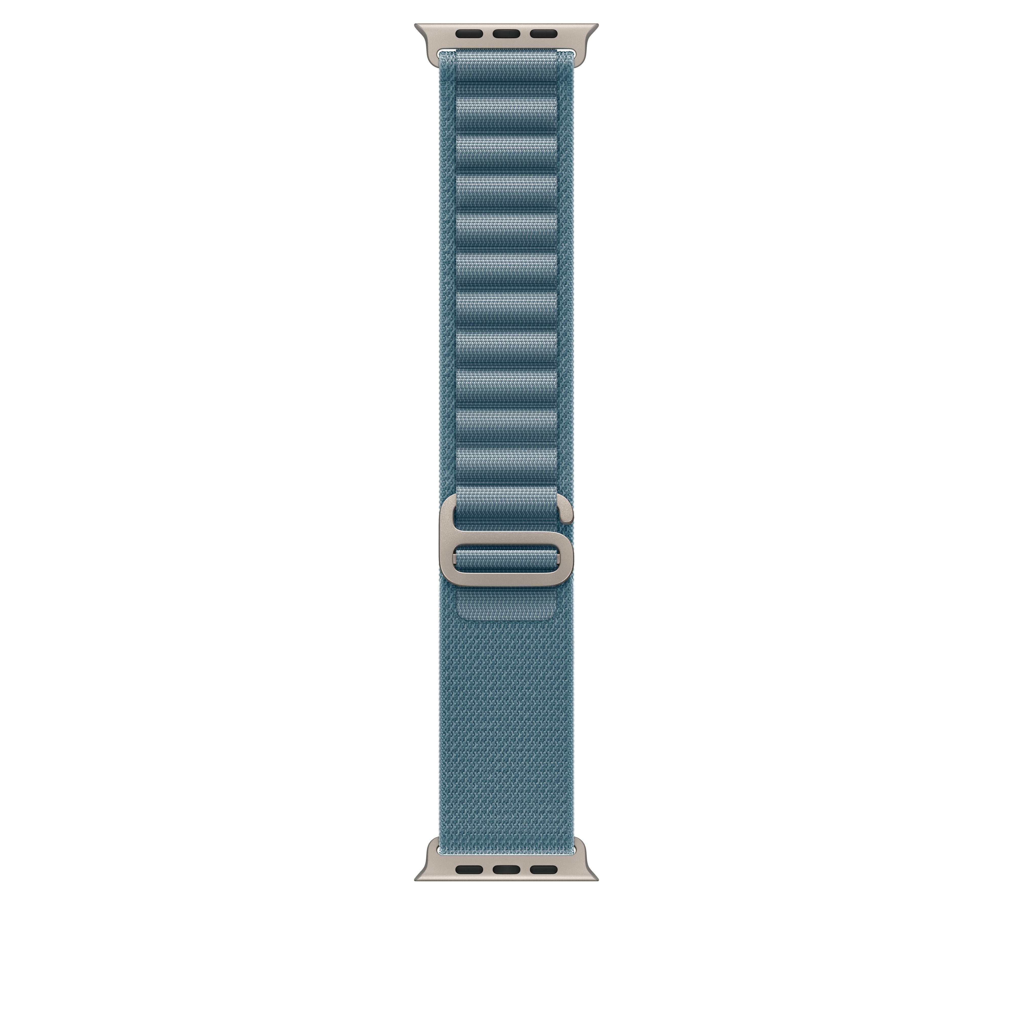 49mm Light Blue Alpine Loop - Large - Natural Titanium Finish – Machines