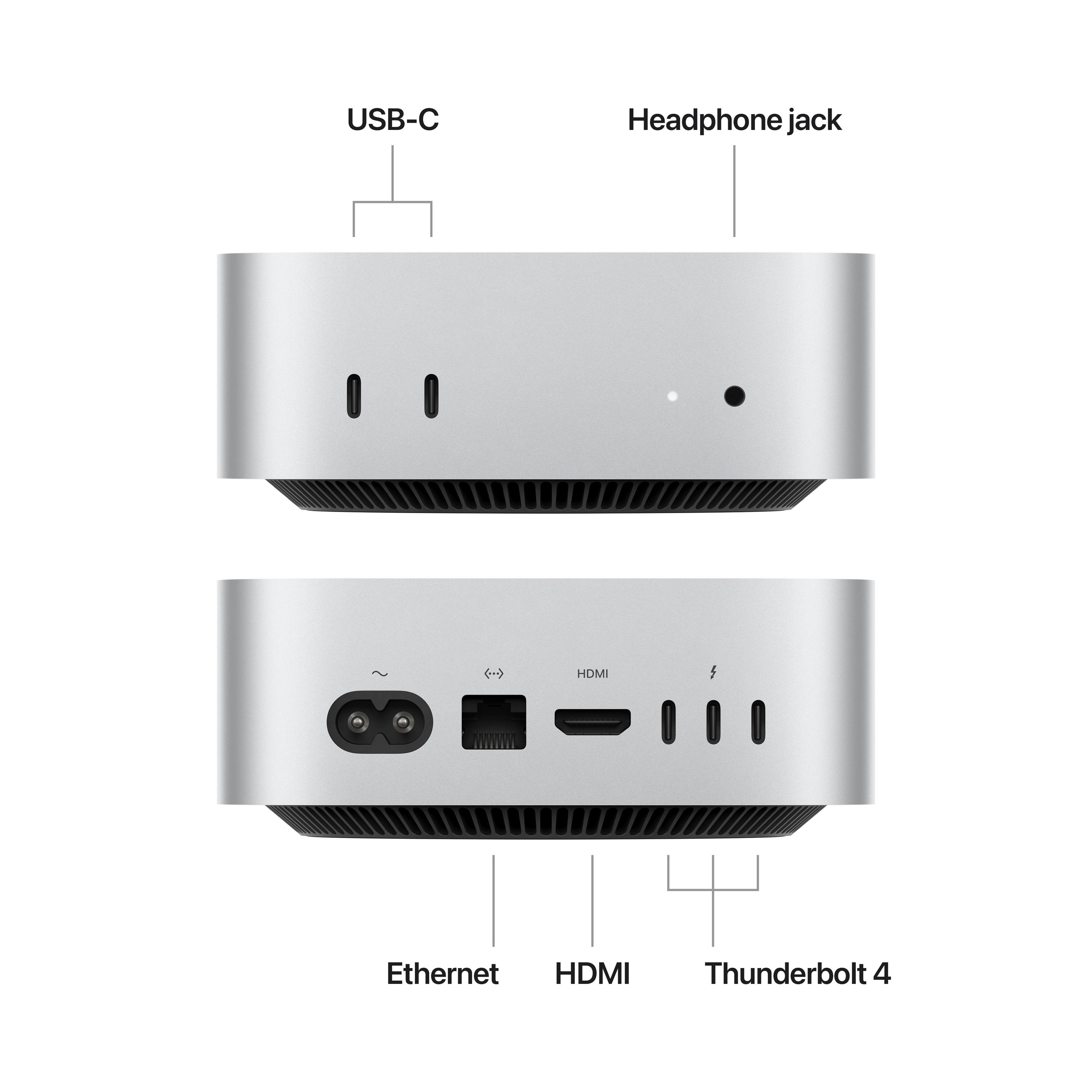 Mac mini: Apple M4 chip with 10-core CPU and 10-core GPU, 256GB SSD ...