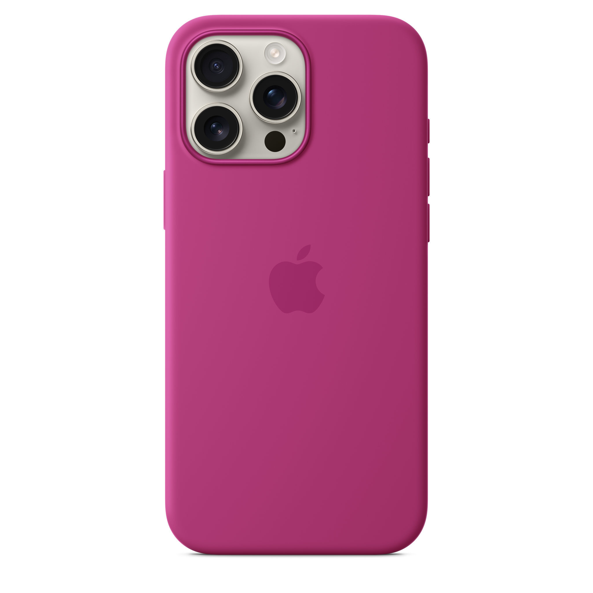 iPhone 16 Pro Max Silicone Case with MagSafe - Fuchsia – Machines