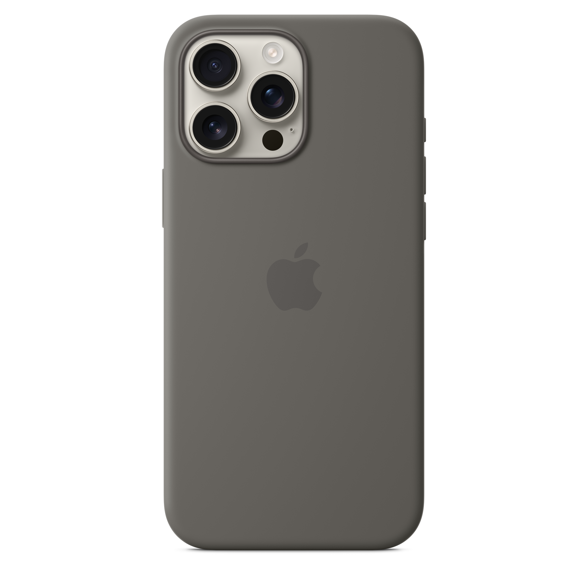 iPhone 16 Pro Max Silicone Case with MagSafe - Stone Grey – Machines