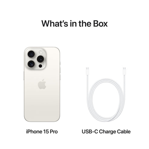 iPhone 15 Pro 128GB White Titanium – Machines