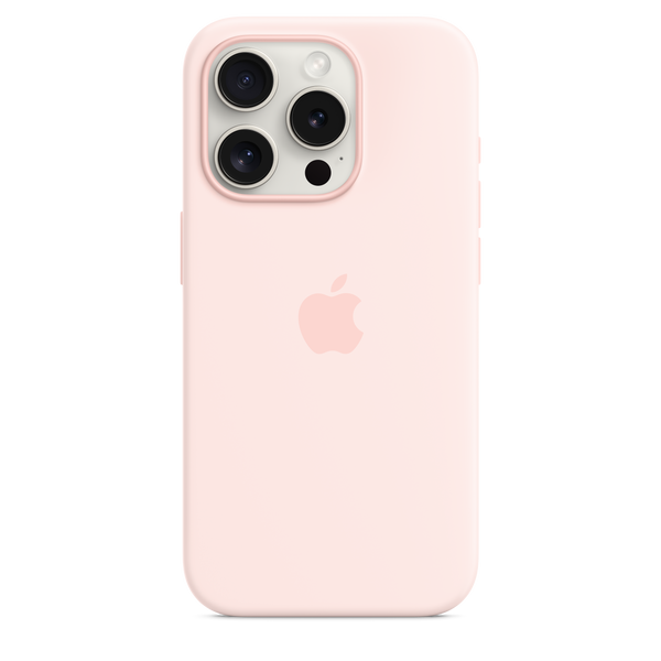 iPhone 15 Pro Silicone Case with MagSafe - Light Pink – Machines