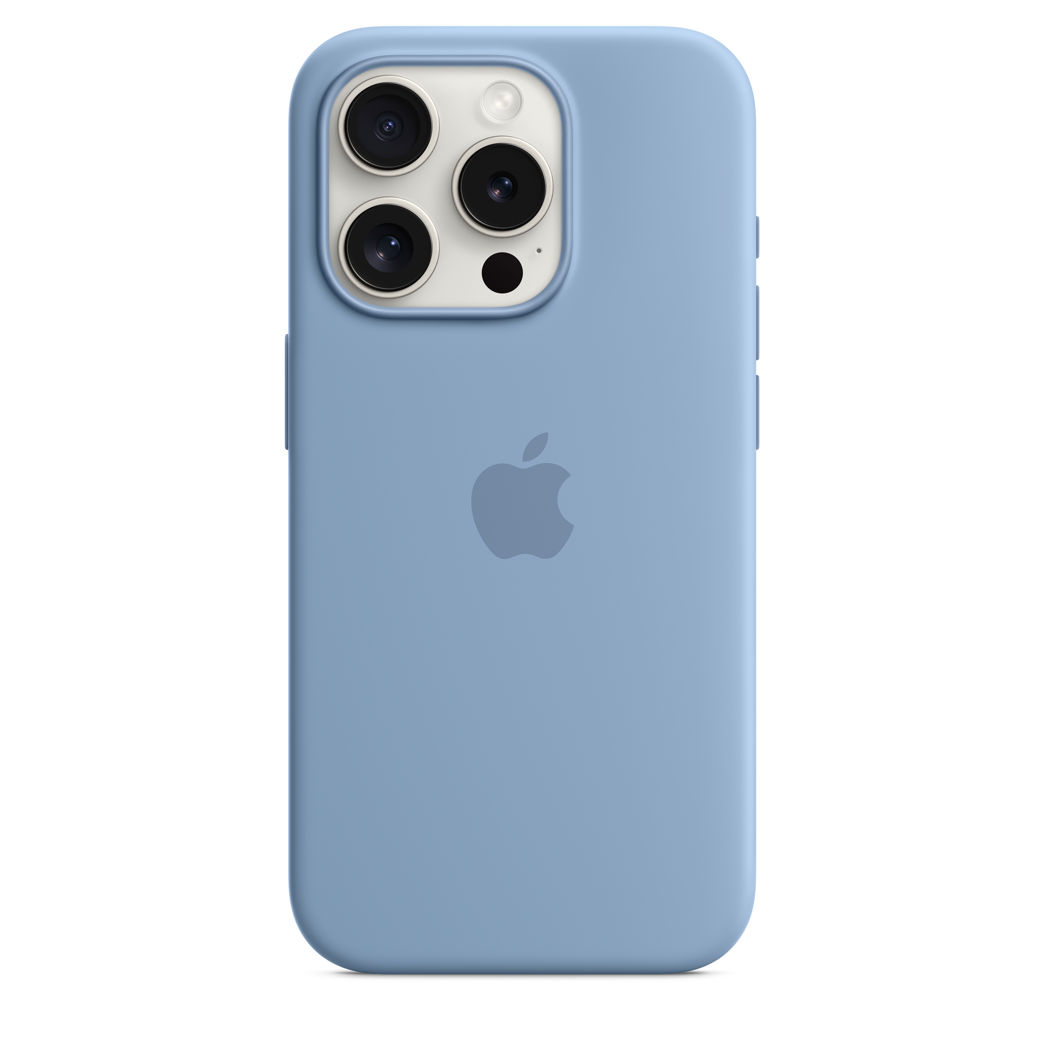 iPhone 15 Pro Silicone Case with MagSafe - Winter Blue – Machines